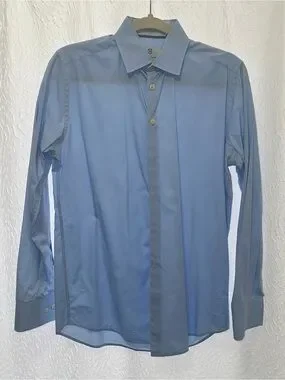 Christian Lacroix | Shirts | Christian Lacroix Mens Sky Blue Dress ...